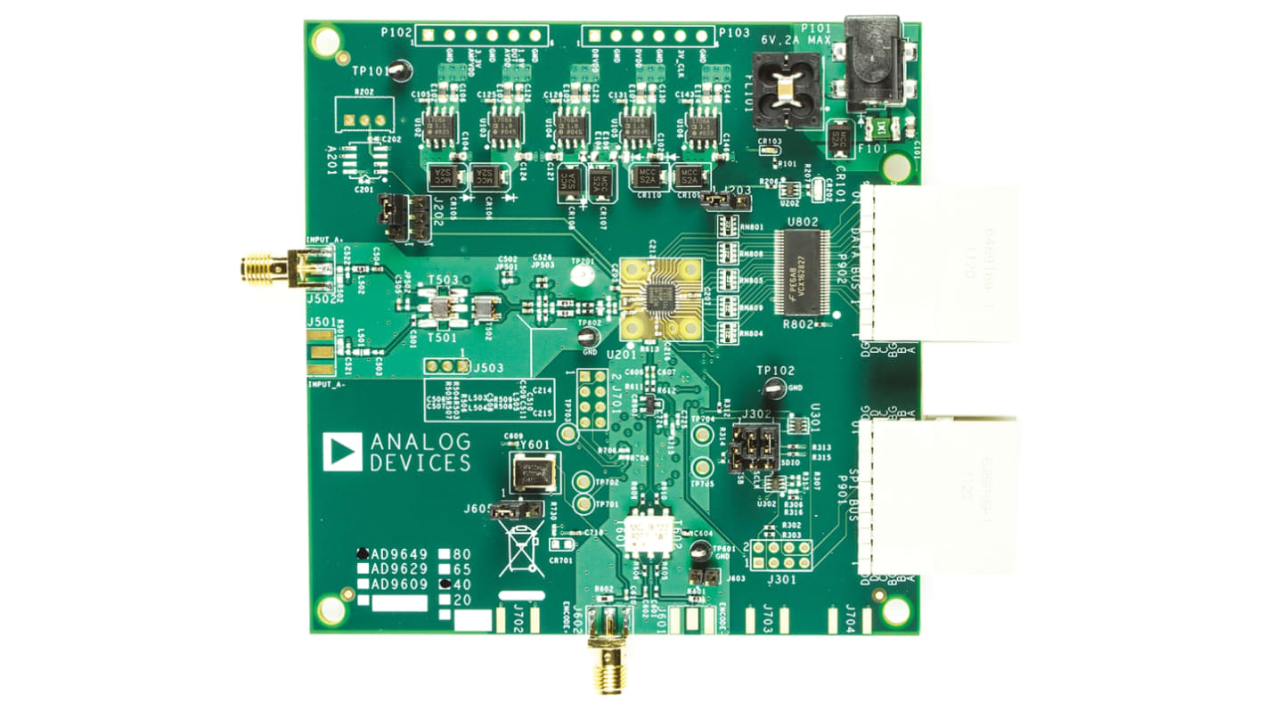 Analog Devices AD9649-40EBZ Evaluation Board Signal Conversion Development Kit | RS