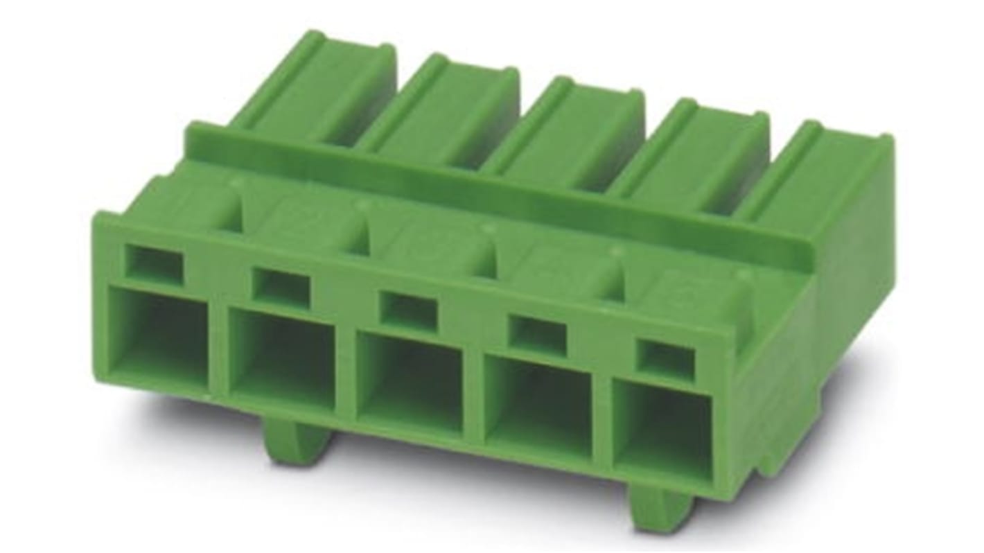 1840191 | Phoenix Contact 7.62mm Pitch 2 Way Pluggable Terminal Block ...
