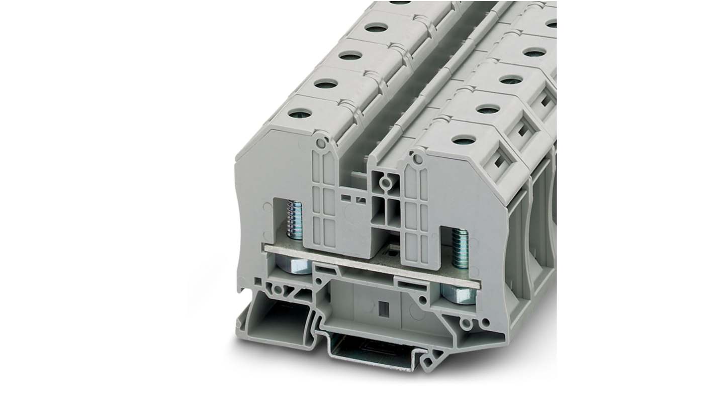 3049042 | Phoenix Contact RT 8 Clipline Series Grey DIN Rail Terminal ...