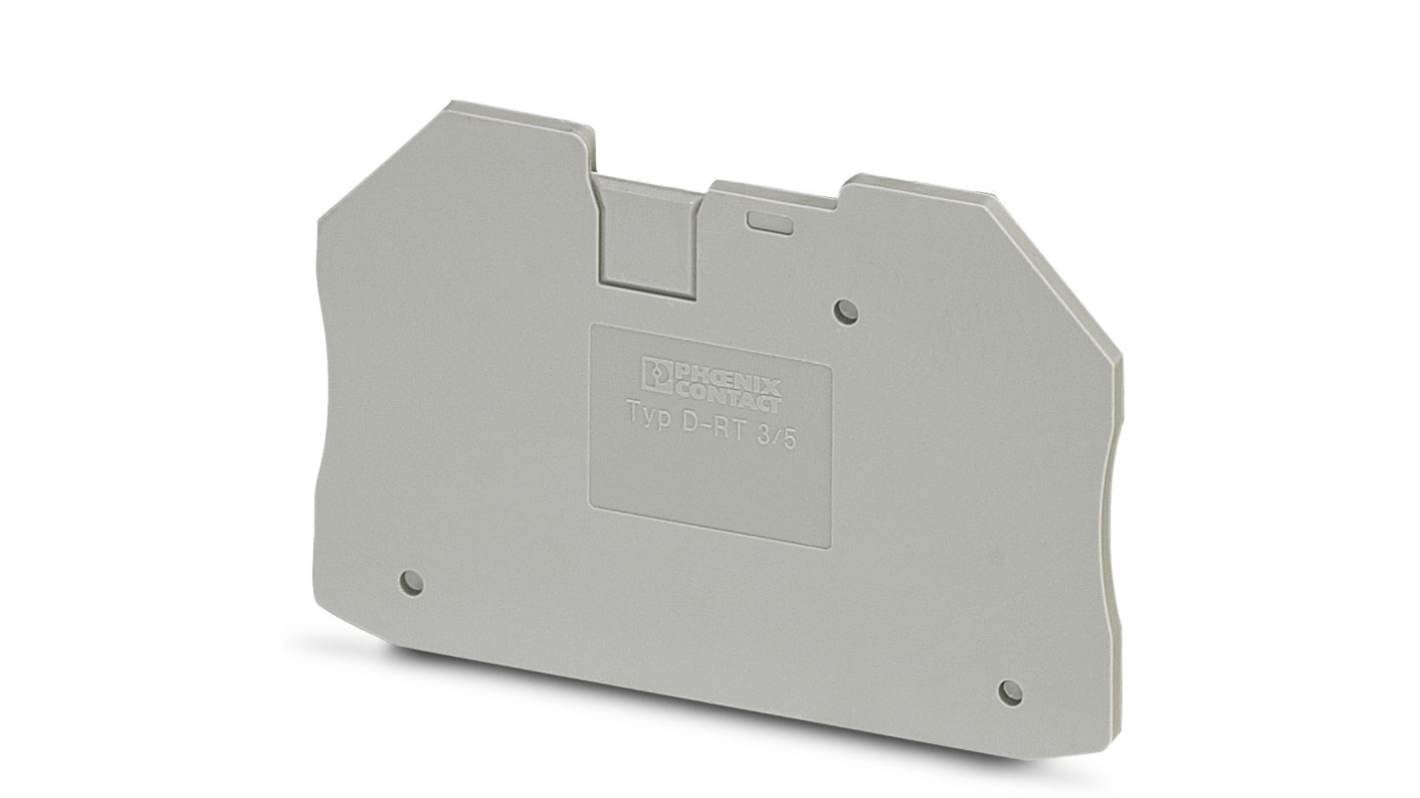 3049097 | Phoenix Contact DINレール取付用端子アクセサリ エンドカバー D-RT 3/5シリーズ | RS