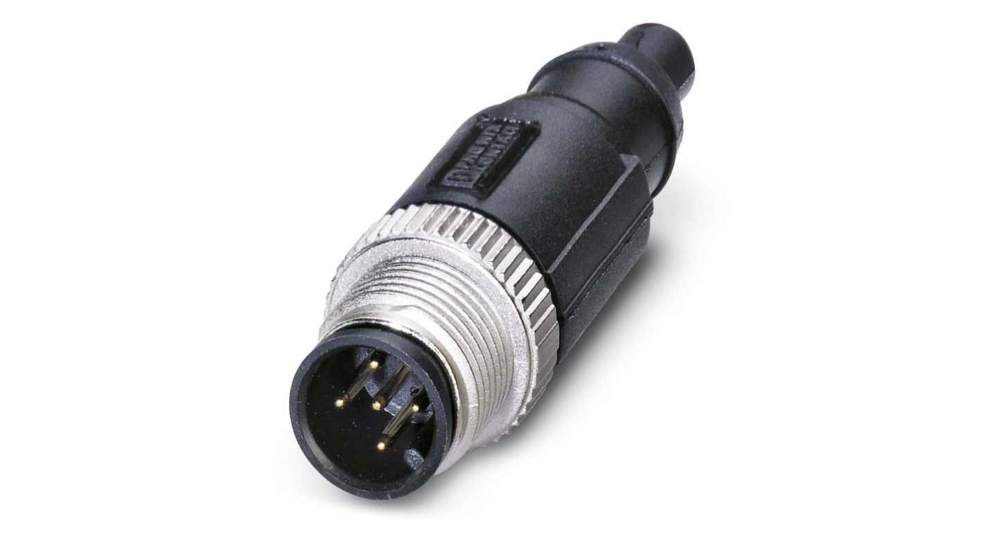1507816 | Phoenix Contact SACC M12 Rundsteckverbinder Stecker 5-polig ...