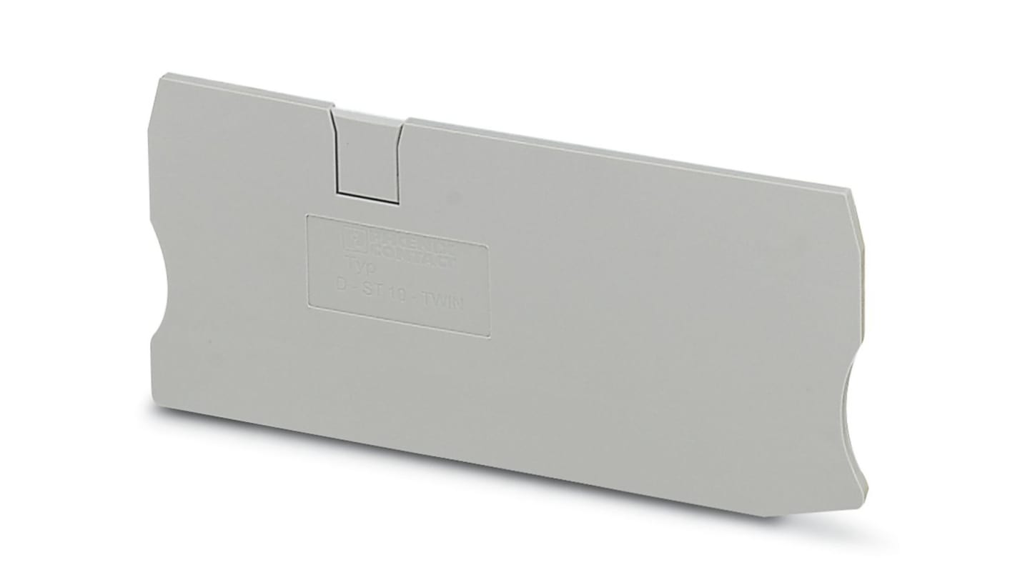 3035315 | Phoenix Contact D-ST 10-TWIN Series End Cover for Use with ...