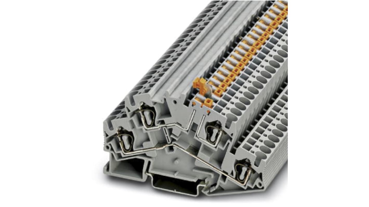 3035470 | Phoenix Contact STTBS 4 Clipline Series Grey Knife Disconnect ...