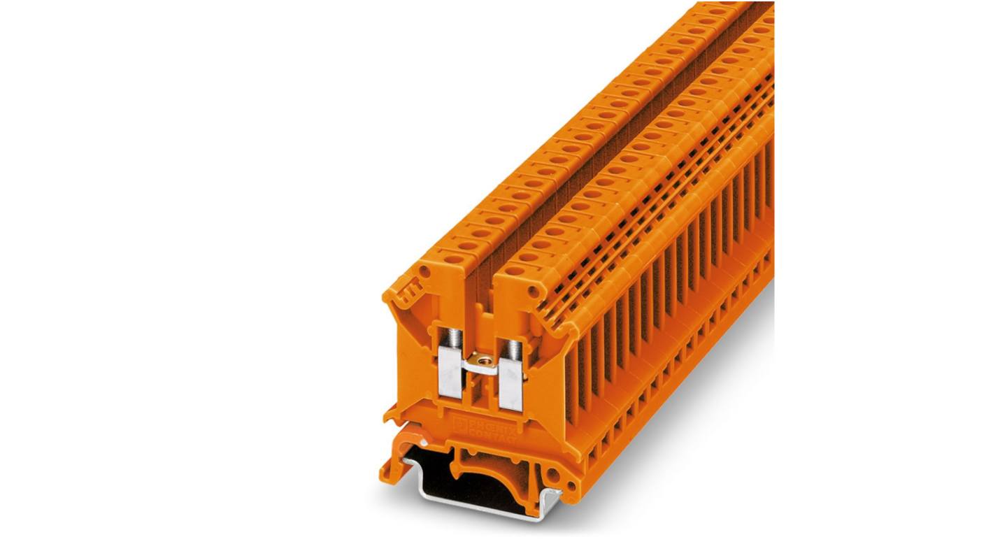 3002908 | Phoenix Contact UK 5 N OG Series Orange Feed Through Terminal ...