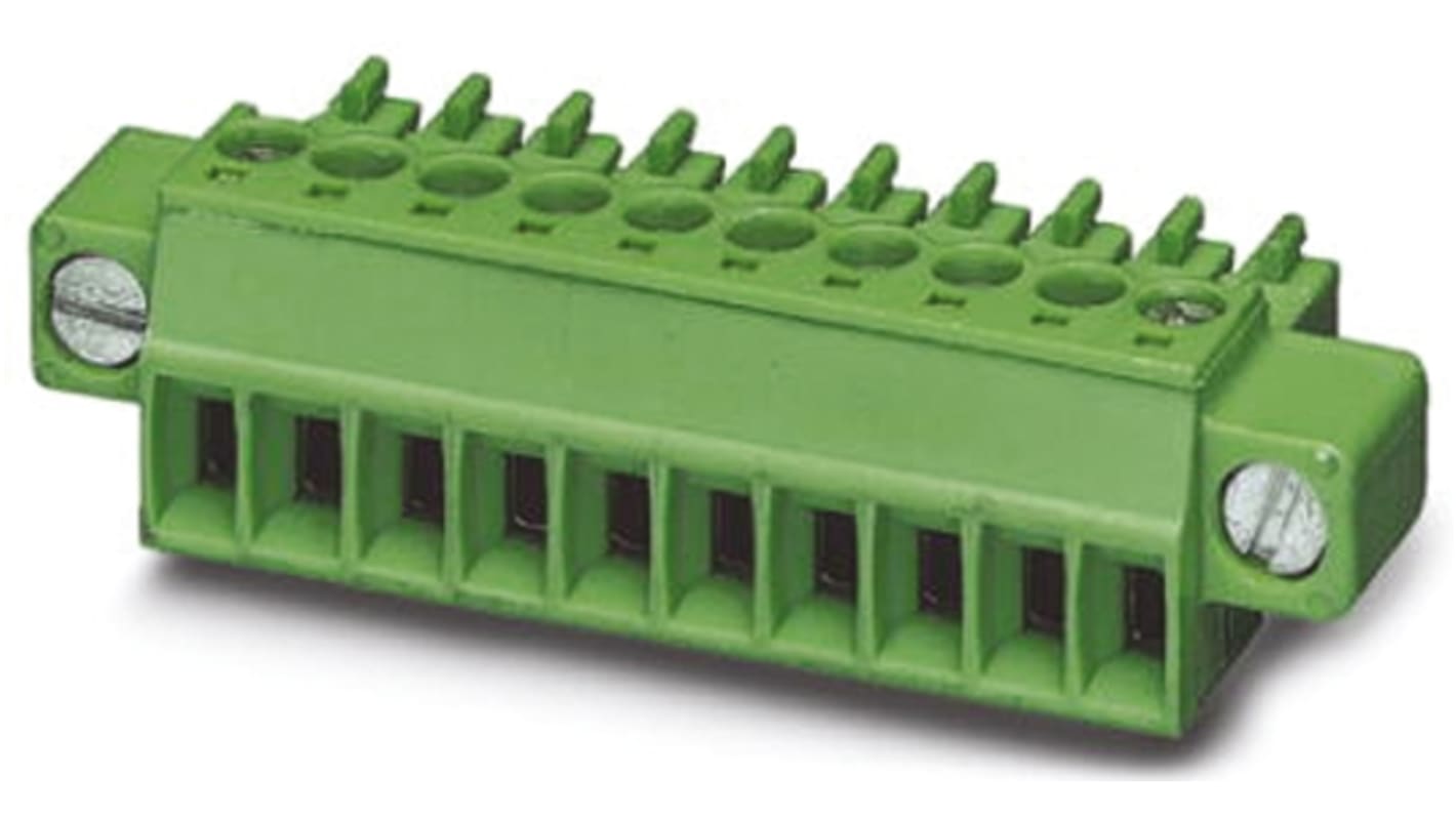 1827787 | Phoenix Contact 3.81mm Pitch 10 Way Pluggable Terminal Block ...