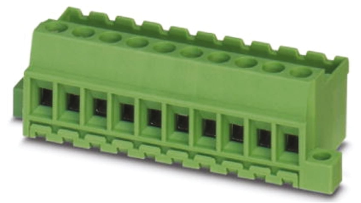 1788570 | Phoenix Contact 5.08mm Pitch 6 Way Pluggable Terminal Block ...