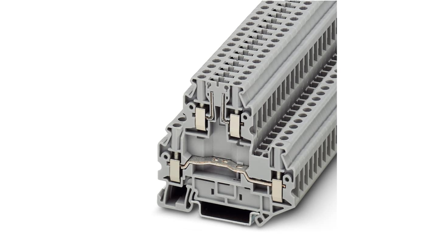 3044720 | Phoenix Contact UTTB4-TG Series Grey Feed Through Terminal ...