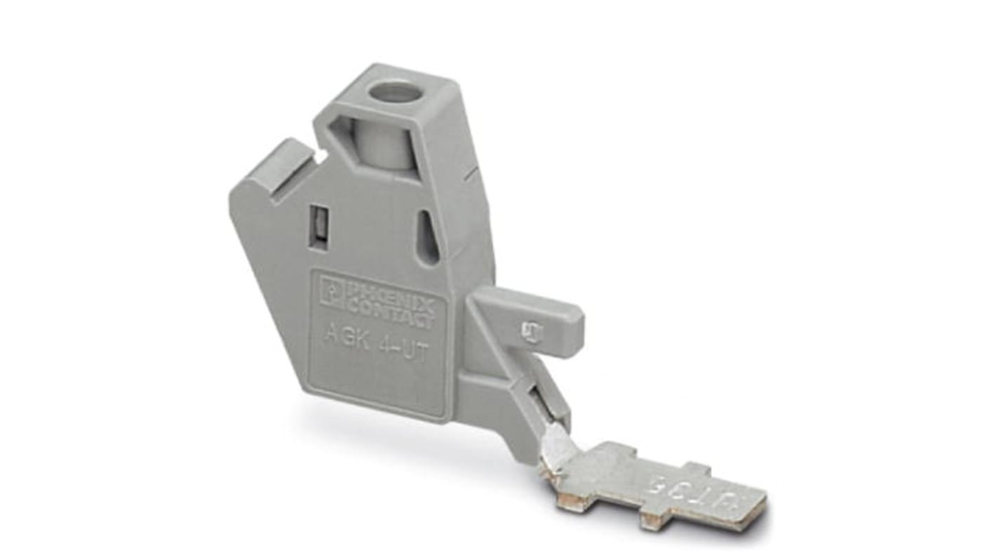 3047138 | Phoenix Contact AGK 4-UT 35 Series Pick-Off Terminal Block ...