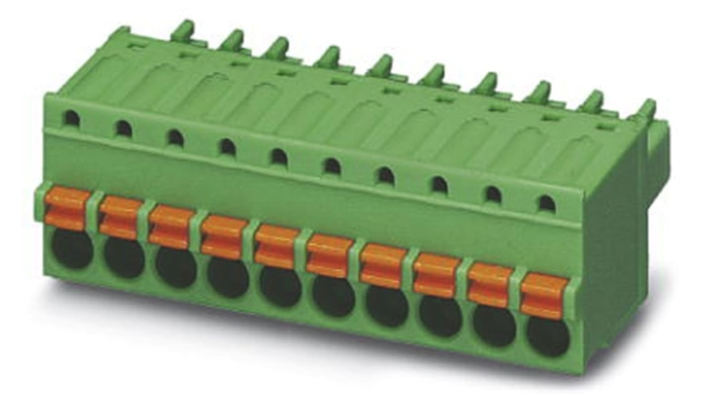 1940004 | Phoenix Contact 3.5mm Pitch 12 Way Pluggable Terminal Block ...