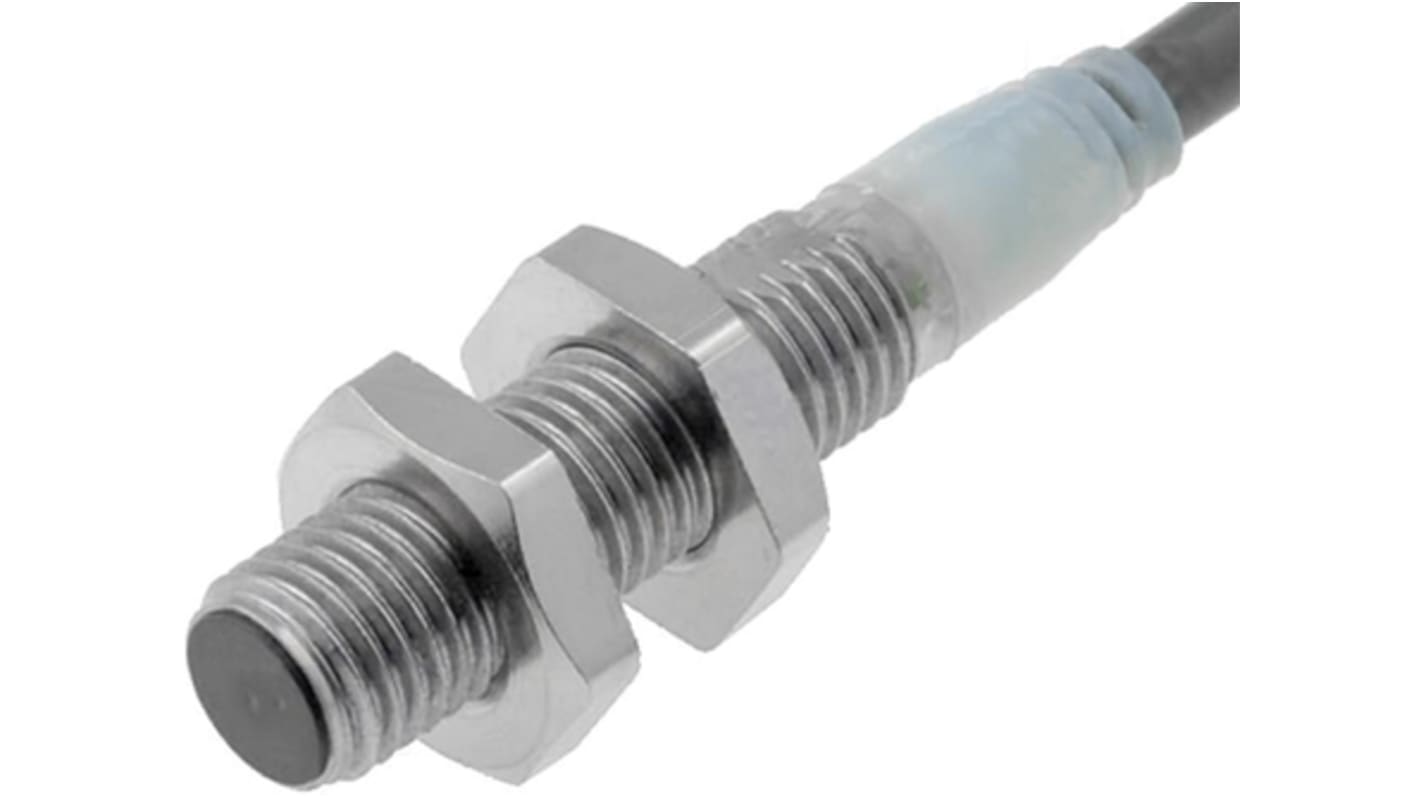 E2A-S08LS02-WP-B2 5M | Omron Inductive Barrel-Style Proximity Sensor, M8 x 1, 2 mm Detection ...