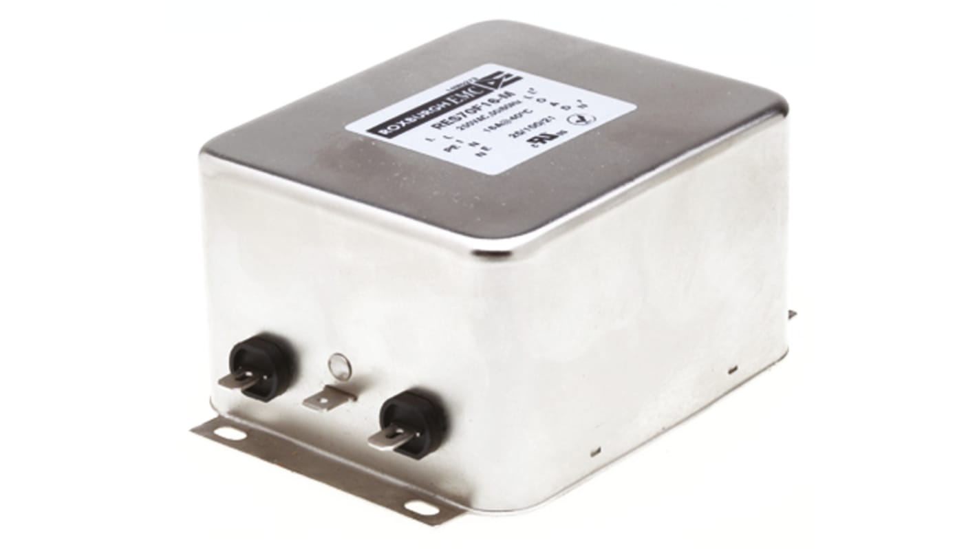 RES70F16-M | Roxburgh EMC, RES70 16A 250 V ac DC → 400Hz, Chassis Mount ...