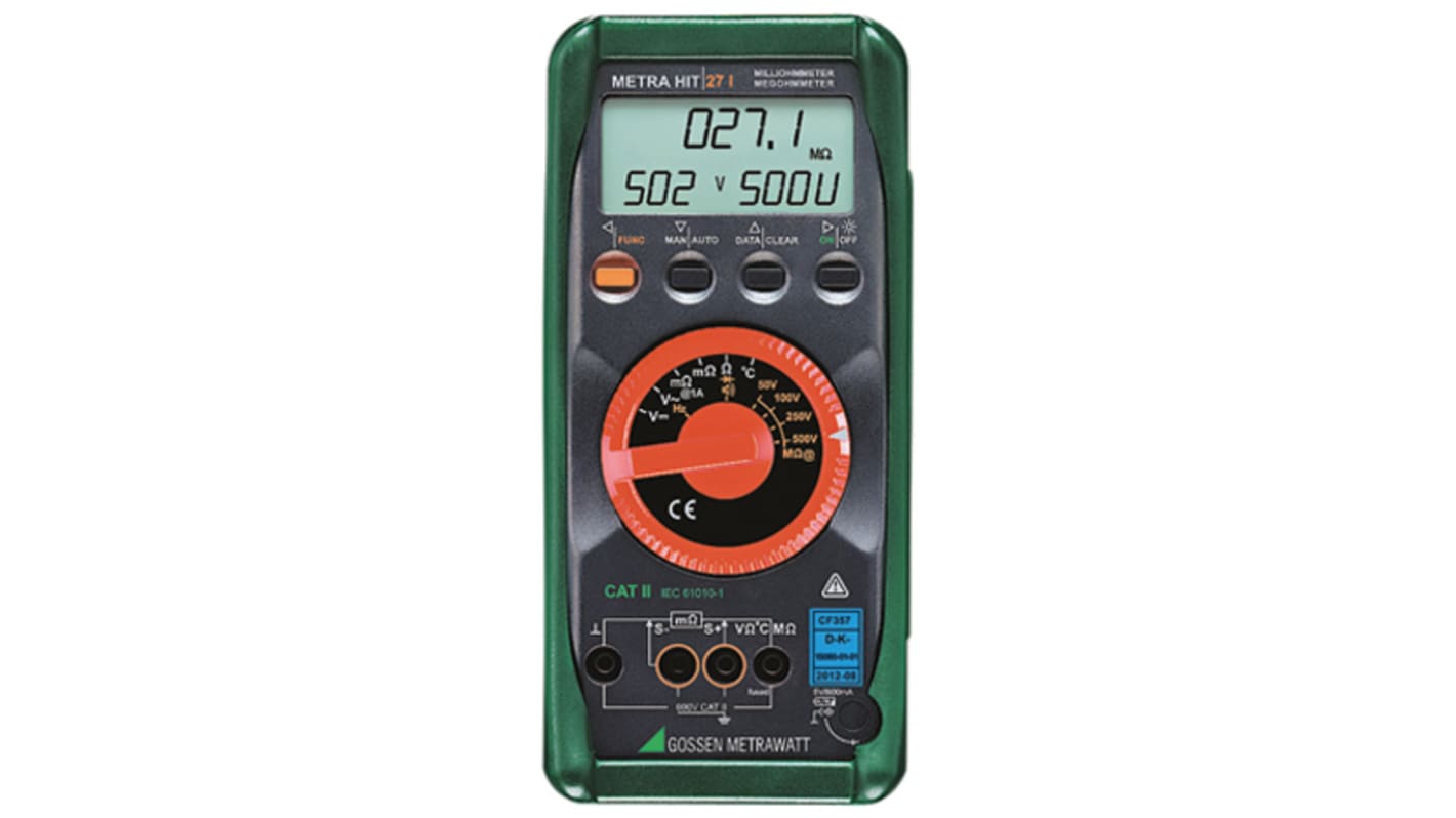 M227B | Gossen Metrawatt METRAHit 27i Handheld Digital Multimeter, 1A ...