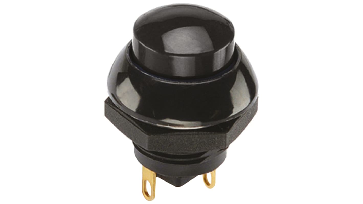 P9-613122W | Otto Push Button Switch, Momentary, Panel Mount, SPDT, 25V ...