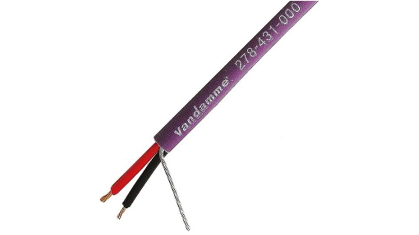 278-431-070 | Van Damme Line level Low Voltage signal Cable, 4.5mm od ...