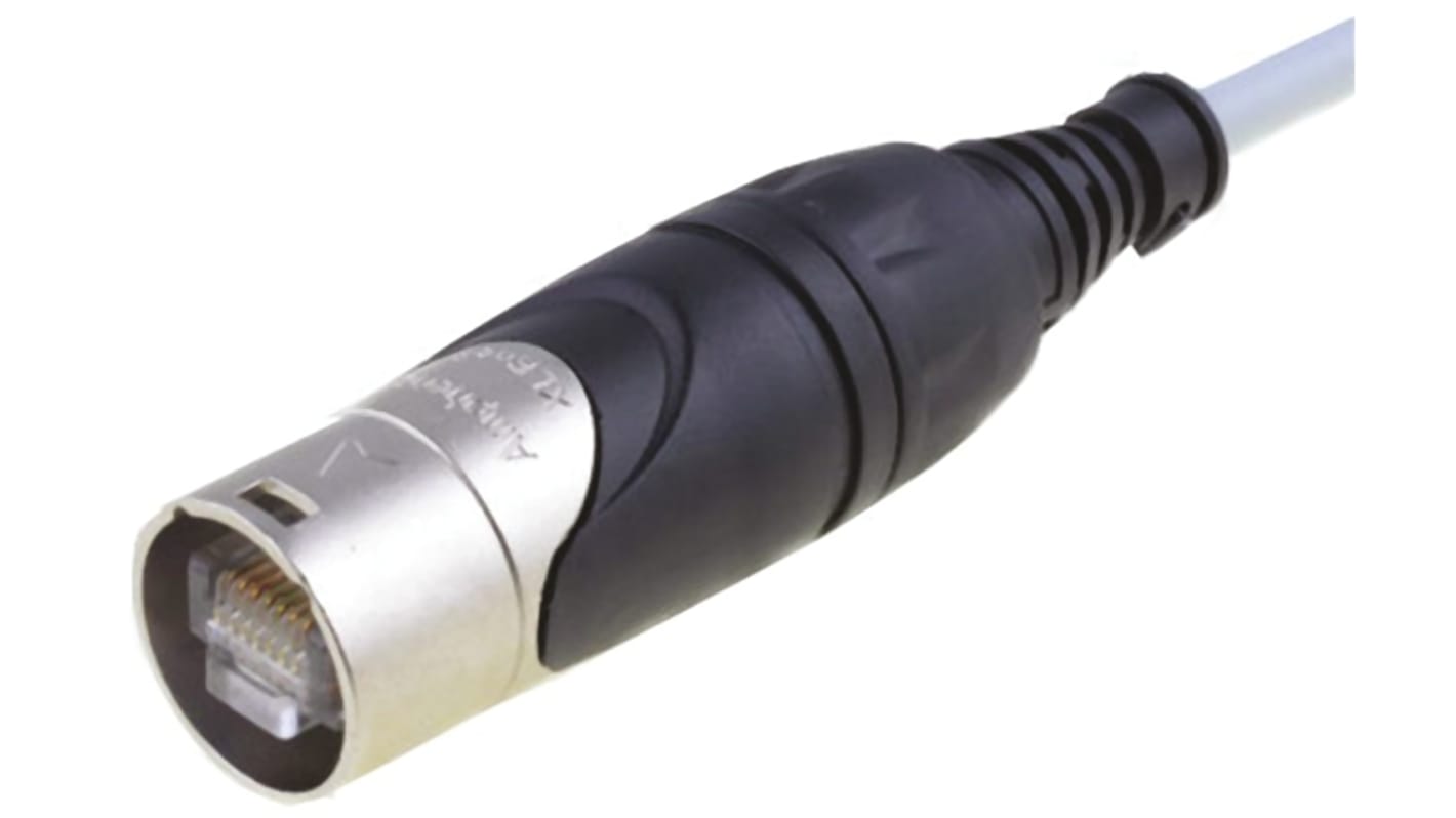 RJX8M | Amphenol Industrial Through Hole RJ45 Connector, Male, Nickel ...