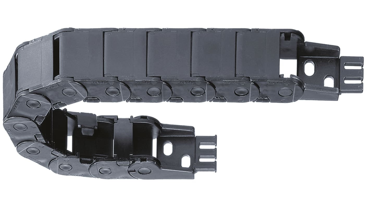 14.2.125.0 | Igus 14, e-chain Black Cable Chain - Flexible Slot, W36 mm ...