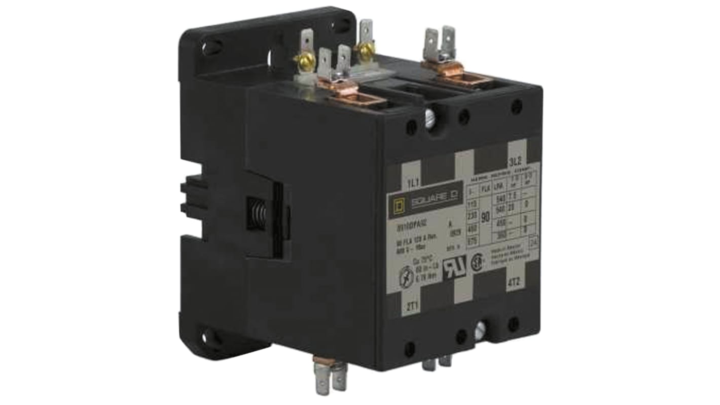 8910DPA92V02 | Schneider Electric DPA Contactor, 110 V ac Coil, 2-Pole ...