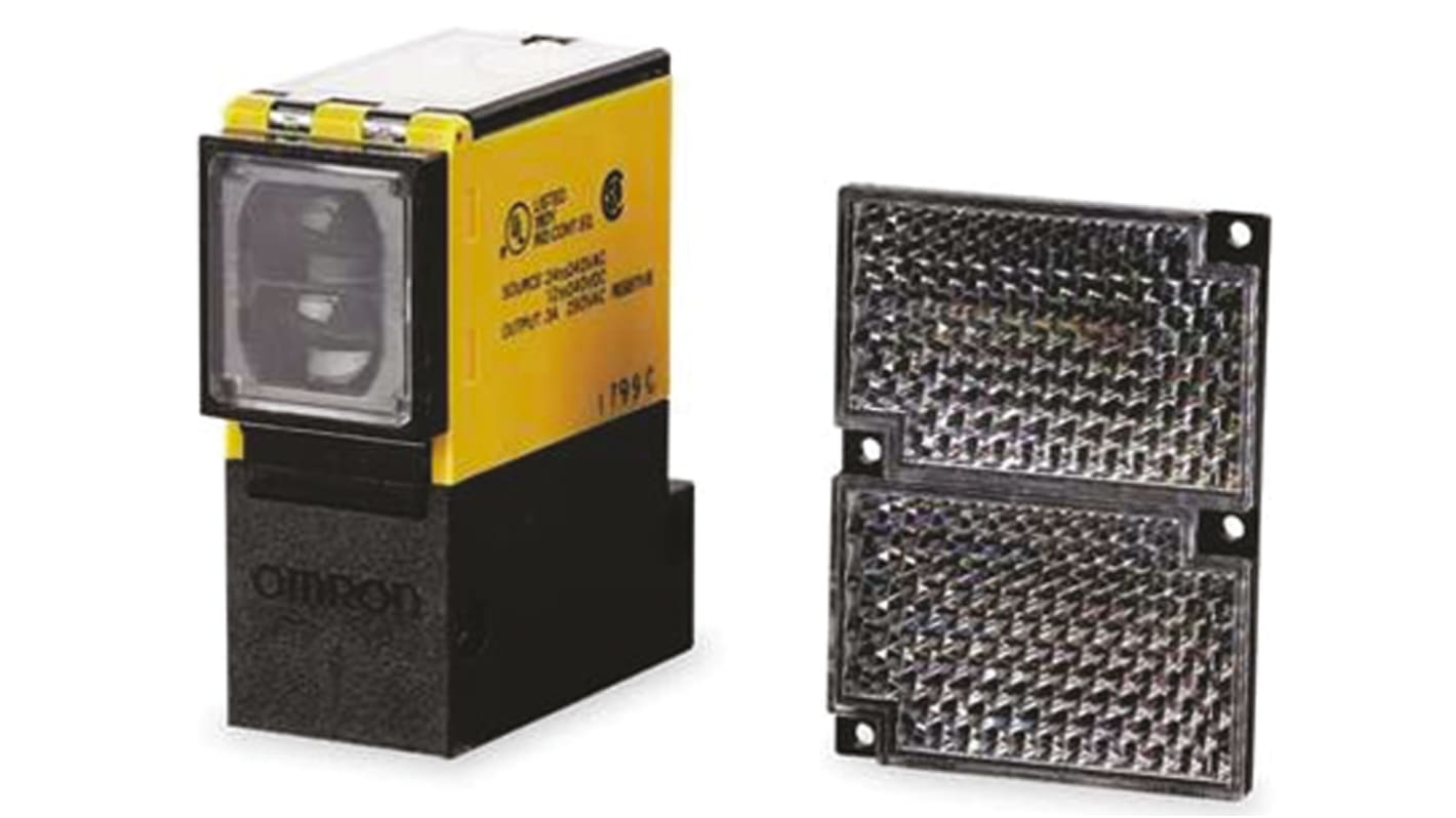 E3B2-D2M4-US | Omron Diffuse Photoelectric Sensor, Block Sensor, 2 m Detection Range | RS