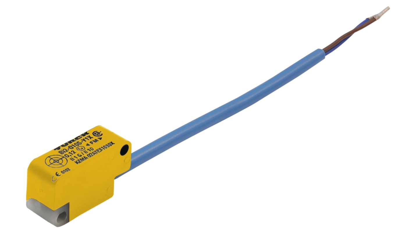 Bi2-Q10S-Y1X | Turck Inductive Block-Style Proximity Sensor, 2 mm ...