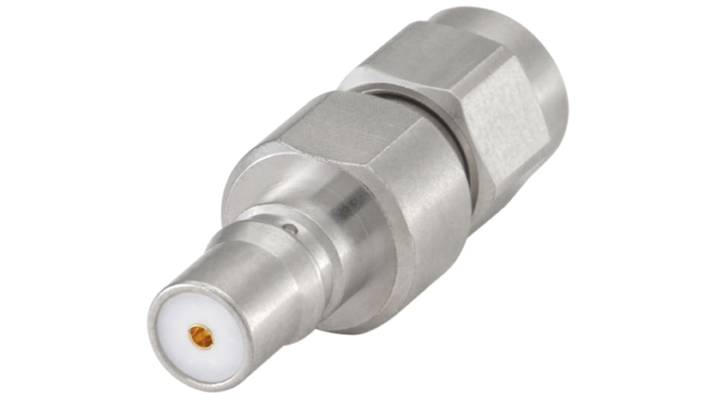28K132-S00N5 | Rosenberger Straight 50Ω RF Adapter QMA Socket to SMA ...