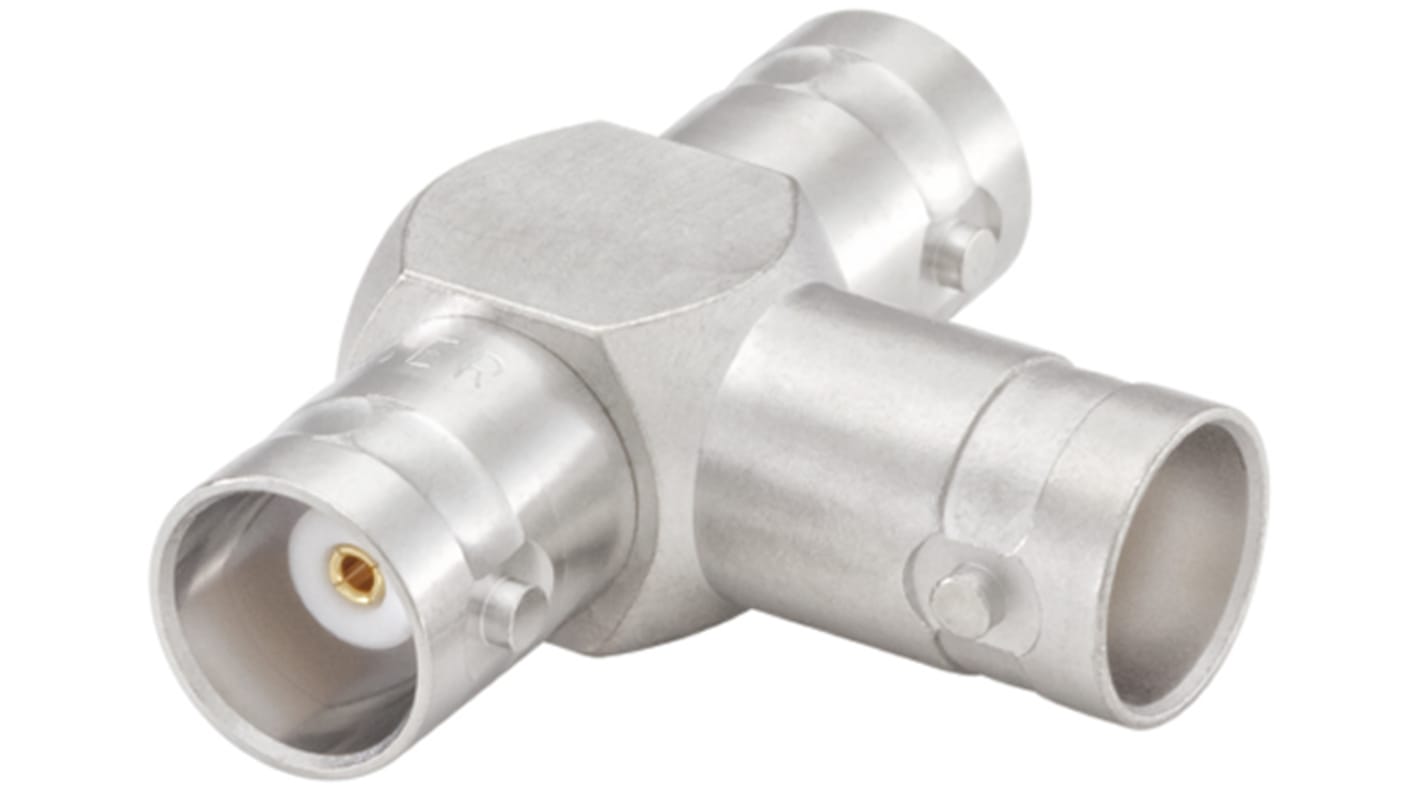 51K301-K00N5 | Rosenberger Tee 50Ω RF Adapter BNC Socket to BNC Socket ...