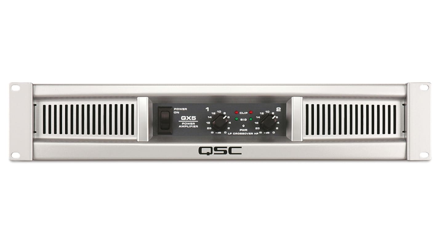 QSC GX5 | QSC Audio Products 500 W 2 Channel, 20 Hz → 20 kHz Range | RS