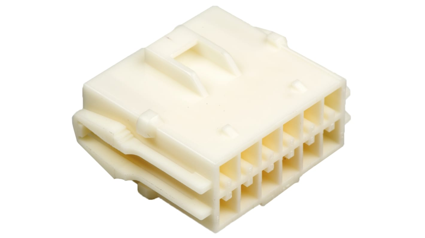 HLR-12V | JST, HLR Female Connector Housing, 3.96mm Pitch, 12 Way, 2 Row | RS