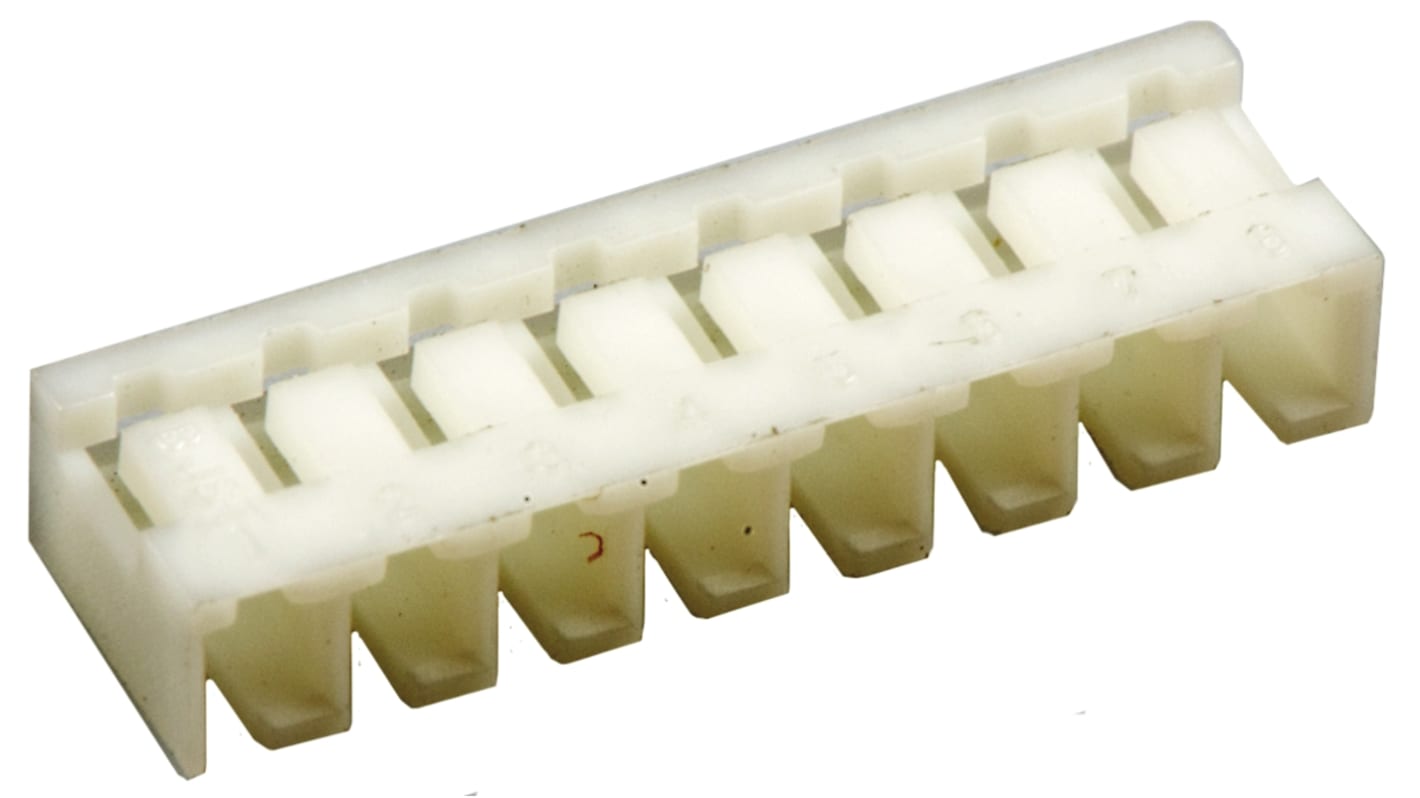 08P-SJN | JST, SJN Male Connector Housing, 2mm Pitch, 8 Way, 1 Row Side Entry | RS