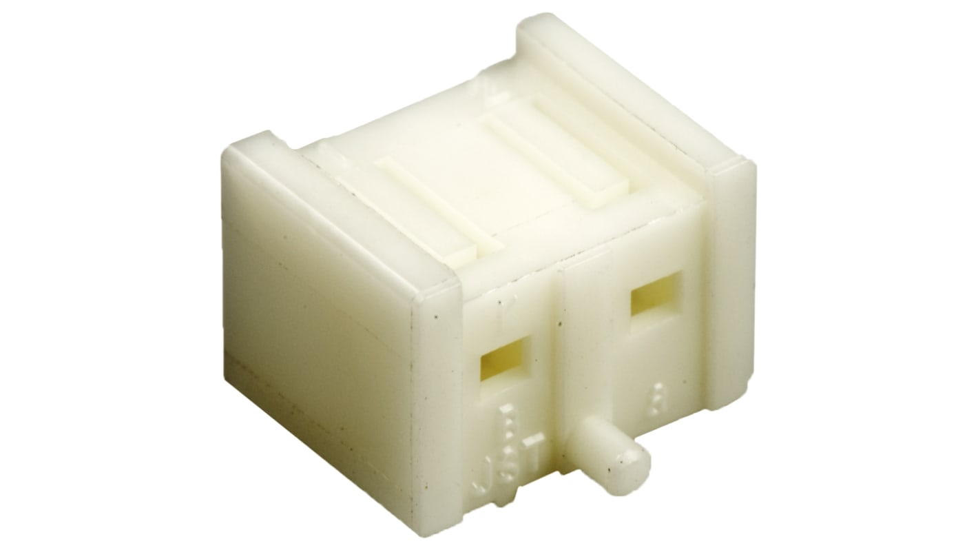 2P-SDN | JST, SDN Male Connector Housing, 3.96mm Pitch, 2 Way, 1 Row | RS