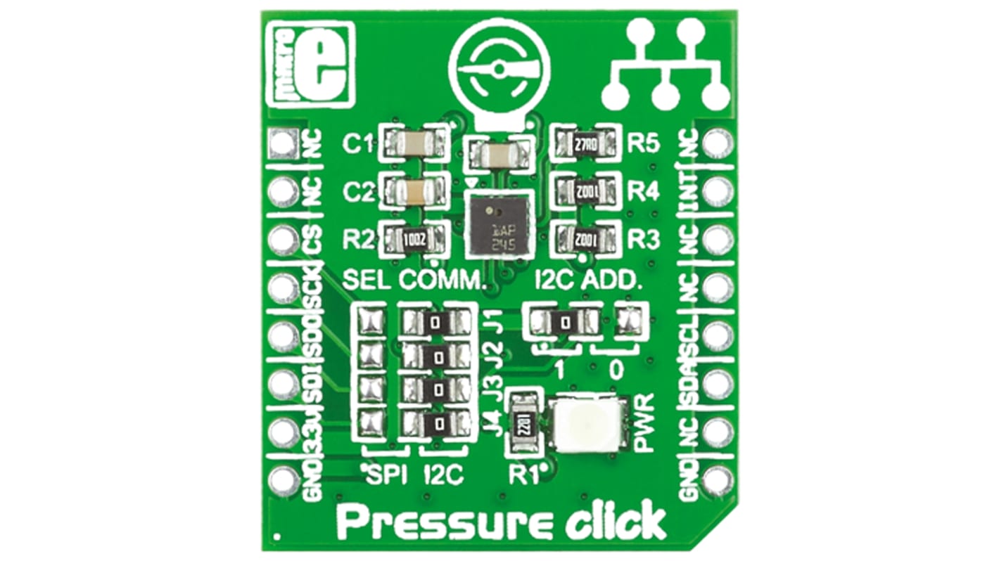 MikroElektronika Pressure Sensor mikroBus Click Board for MIKROE-1422 | RS
