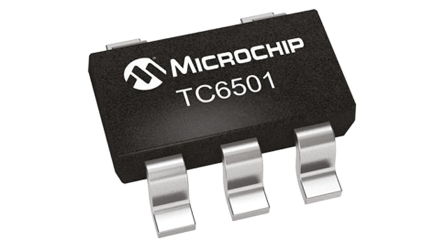 TC6501P055VCTTR | Microchip Temperature Sensor Switch, Open Drain Output, Surface Mount, Serial ...