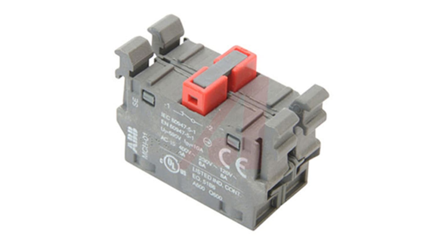 MCB-02 | ABB ABB Modular Series Contact Block, 2NC | RS