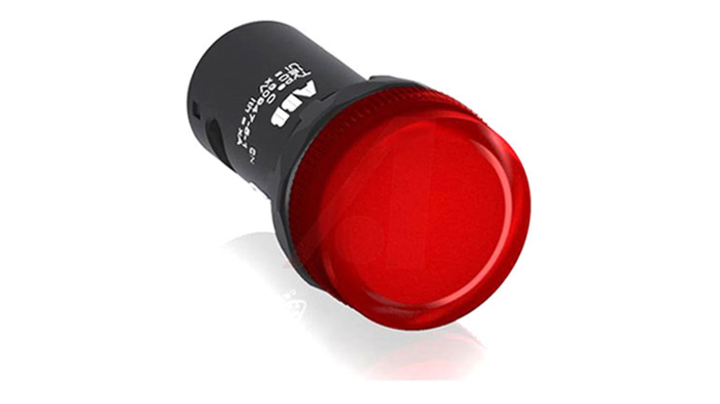 CL-523R | ABB, ABB Compact, Panel Mount Red LED Indicator, 22mm Cutout ...