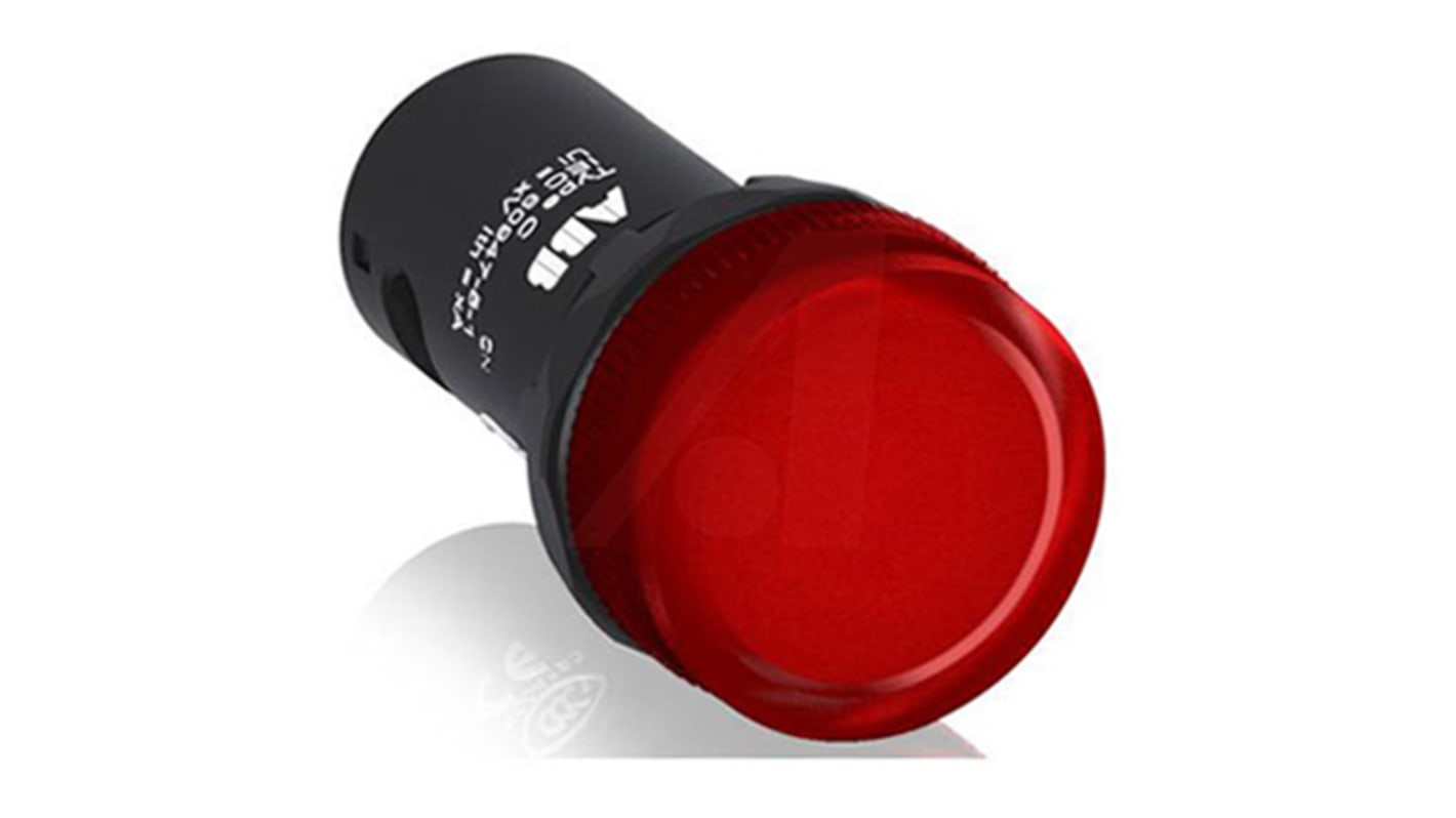 CL-515R | ABB, ABB Compact, Panel Mount Red LED Push Button, 22mm ...