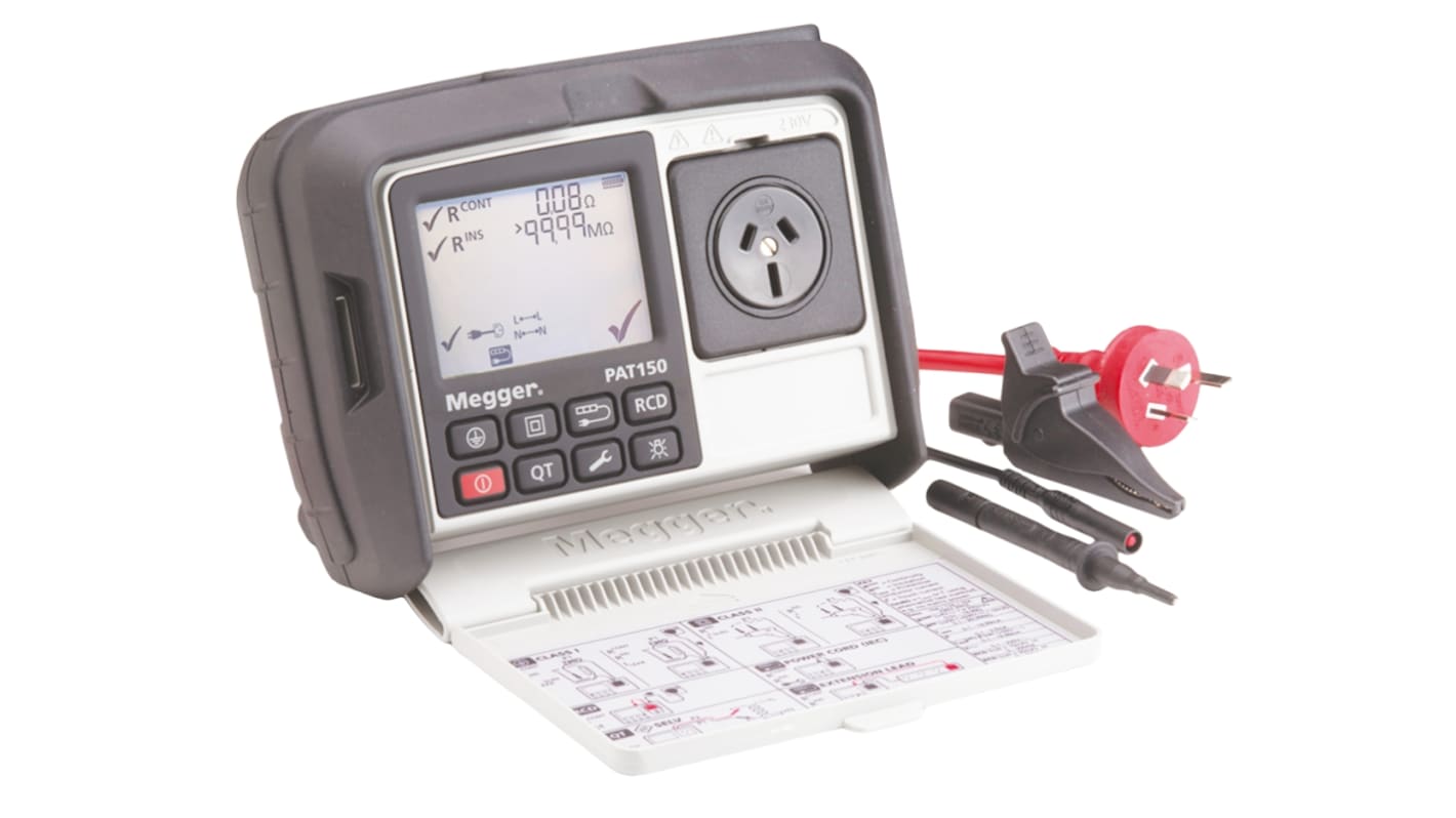 1003-077 | Megger PAT150-AU PAT Tester, Class I, Class II Test Type | RS