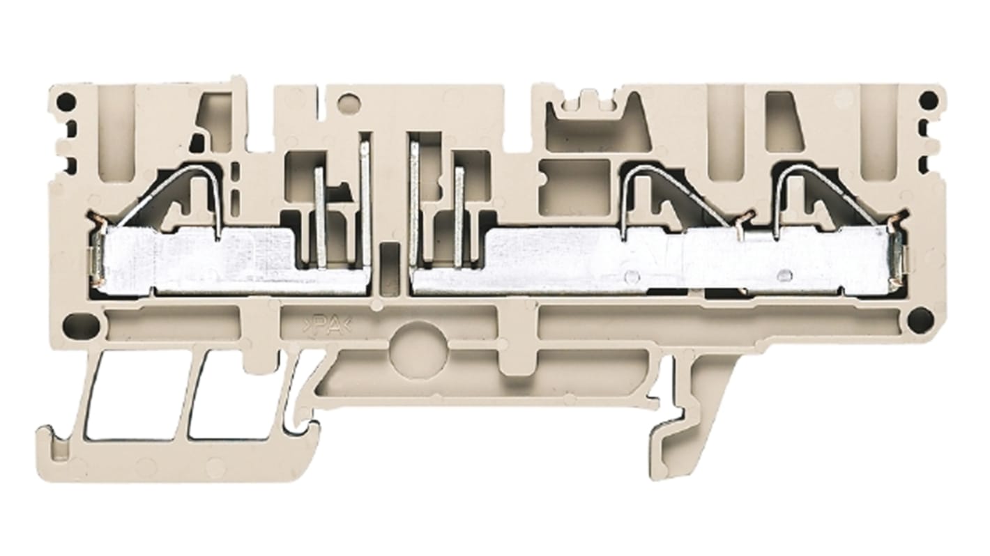 1933990000 | Weidmuller P Series Dark Beige Disconnect Terminal Block ...