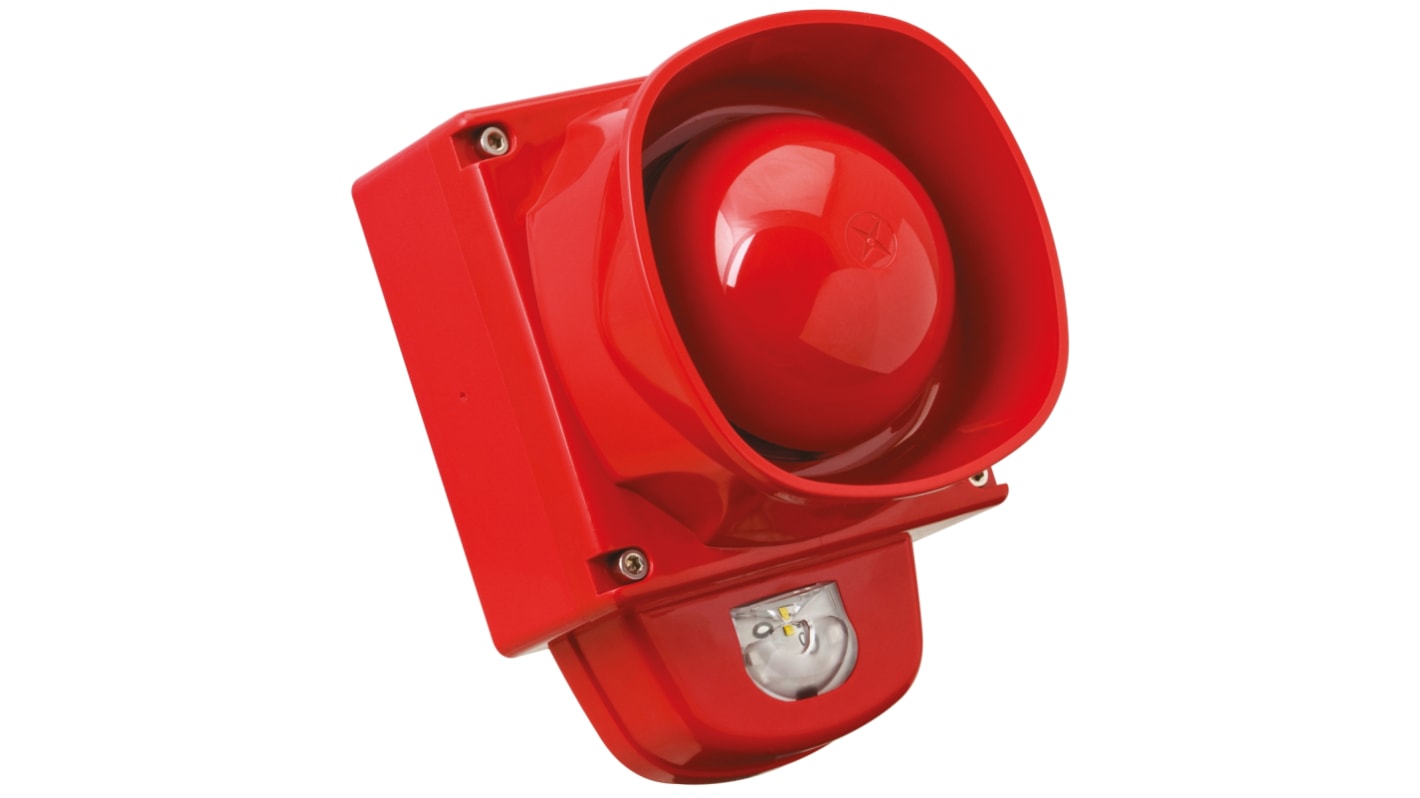 SYG1/LX-W/RF/R1/WP | Eaton Red Sounder Beacon VAD, 19 → 28 V dc, 9 → 15 ...