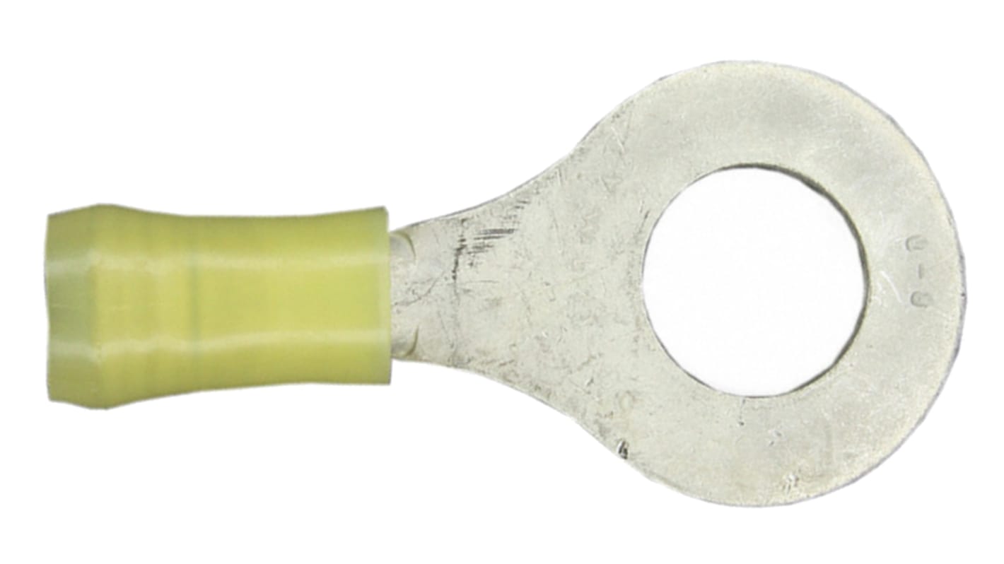 35150 | TE Connectivity, PIDG Insulated Ring Terminal, 9.53mm Stud Size ...