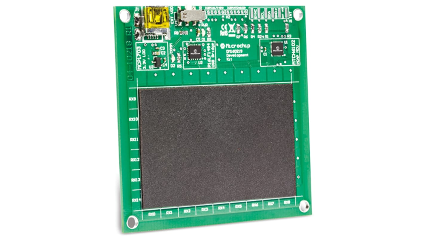 DM160219 | Microchip Projected Capacitive Touch Pad 開発キット | RS