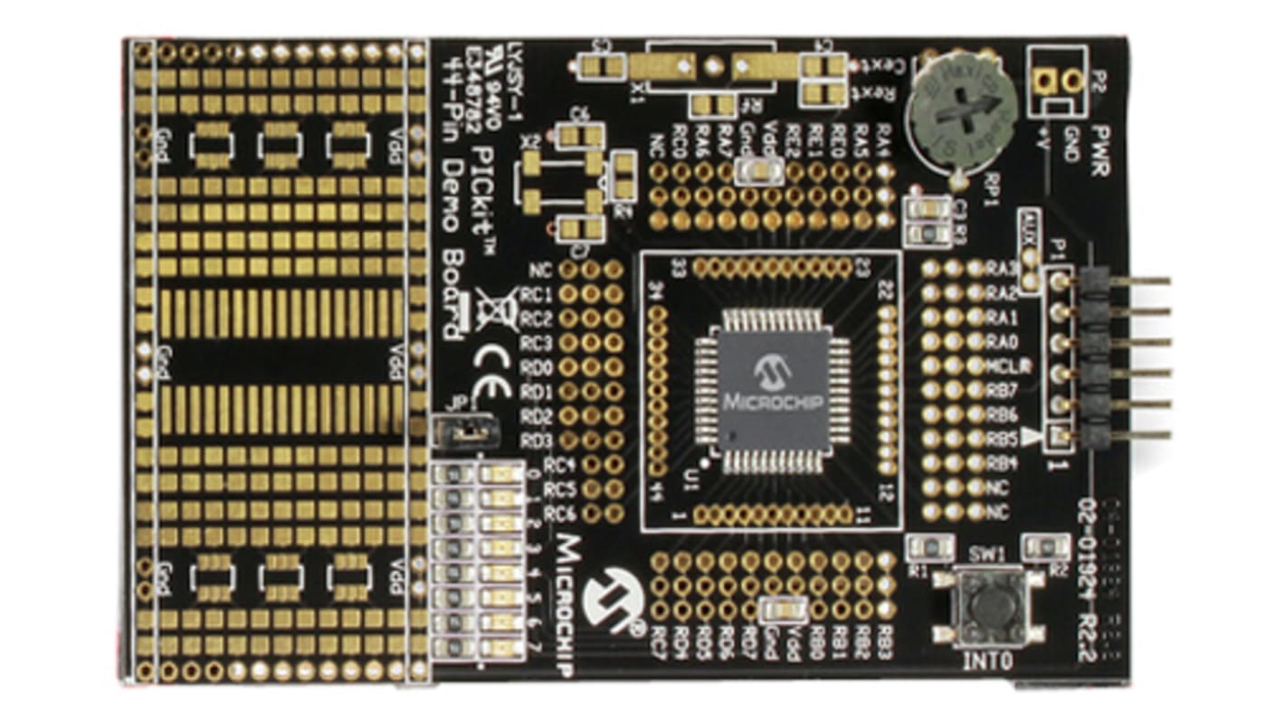 DM164130-4 | PICkit 44-Pin Demo Board (PIC18F45K20) | RS