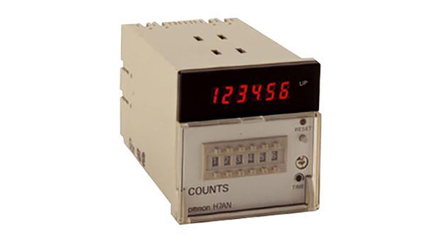 H7AN-4DM AC100-240 | Omron H7AN Counter, 4 Digit, 5kHz, 100 → 240 V ac | RS