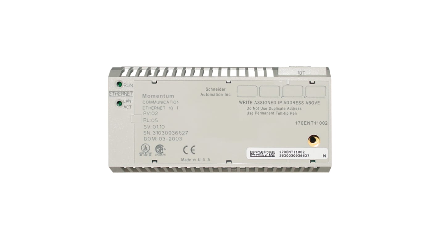 170ENT11001 | Schneider Electric Communication Module for Use with ...