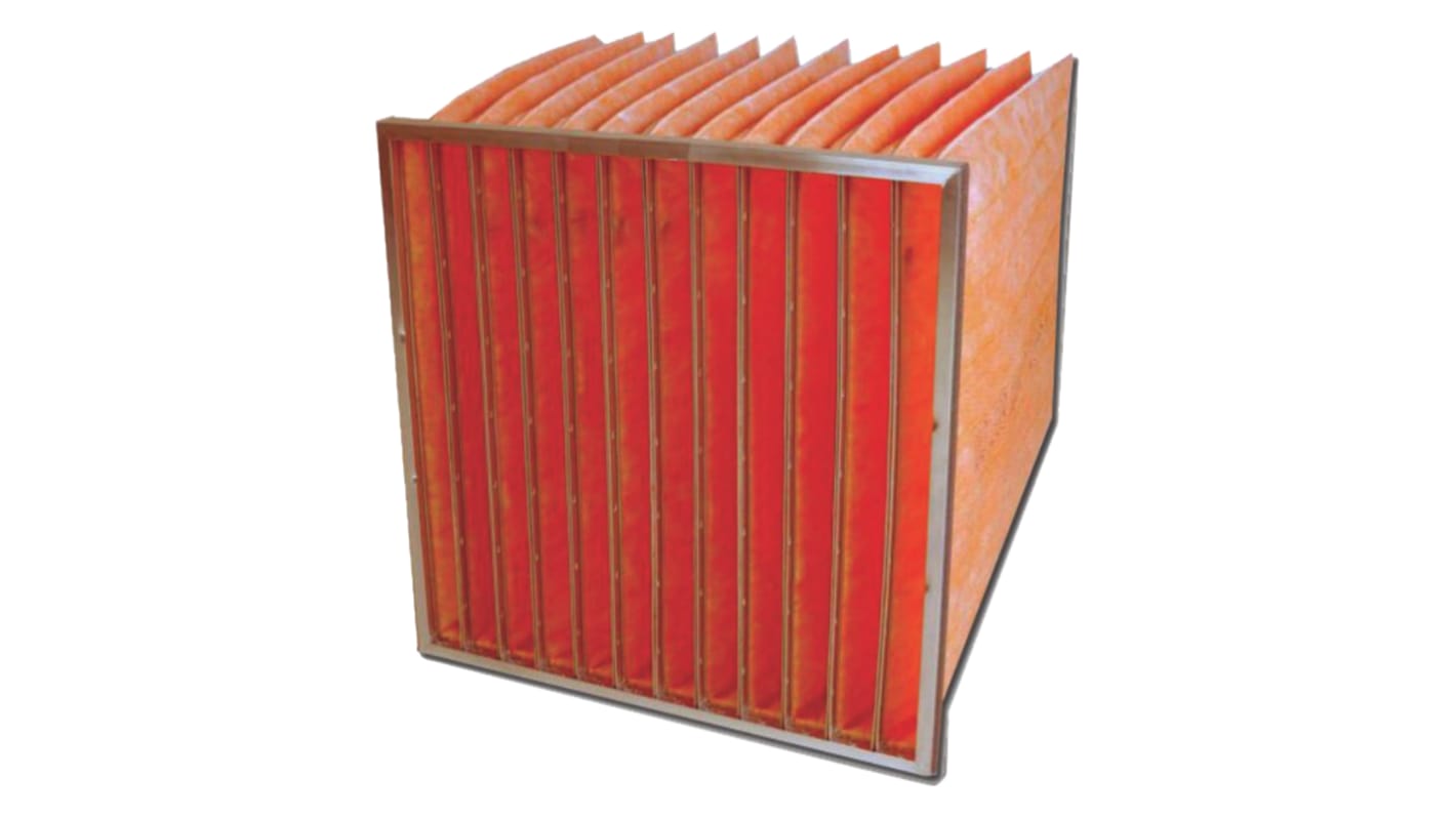 RS PRO Micro Glass Bag Filter, M6 Grade, 592 x 592 x 535mm | RS