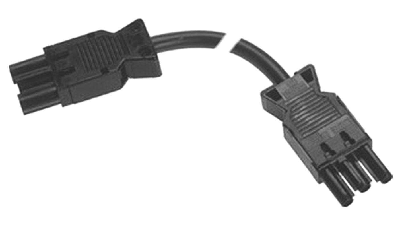 92.232.6000.1 | Wieland GST18I3 Series Cable Assembly, 3-Pole, Female ...