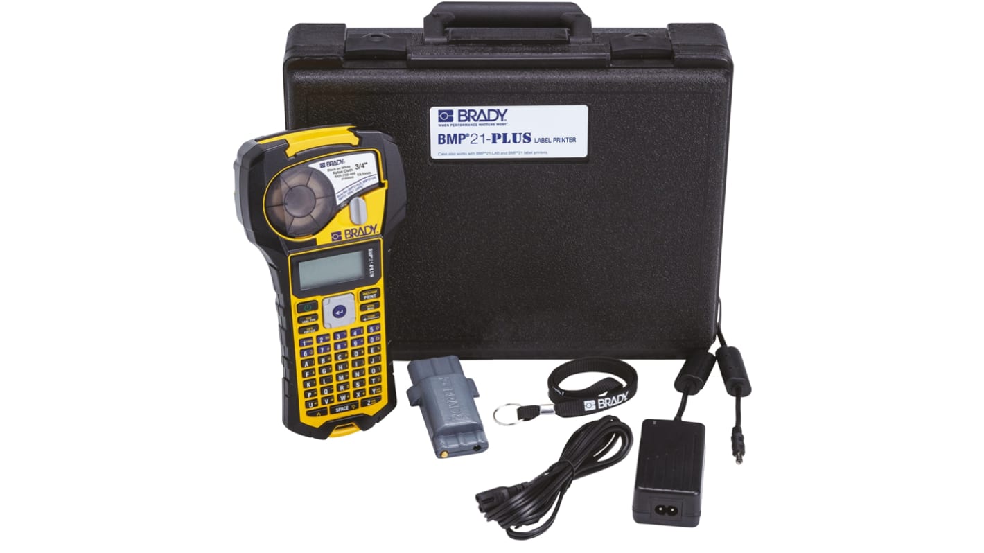 BMP21-PLUS-PRINTER KIT EU | Brady BMP21-PLUS-KIT Handheld Label Printer ...