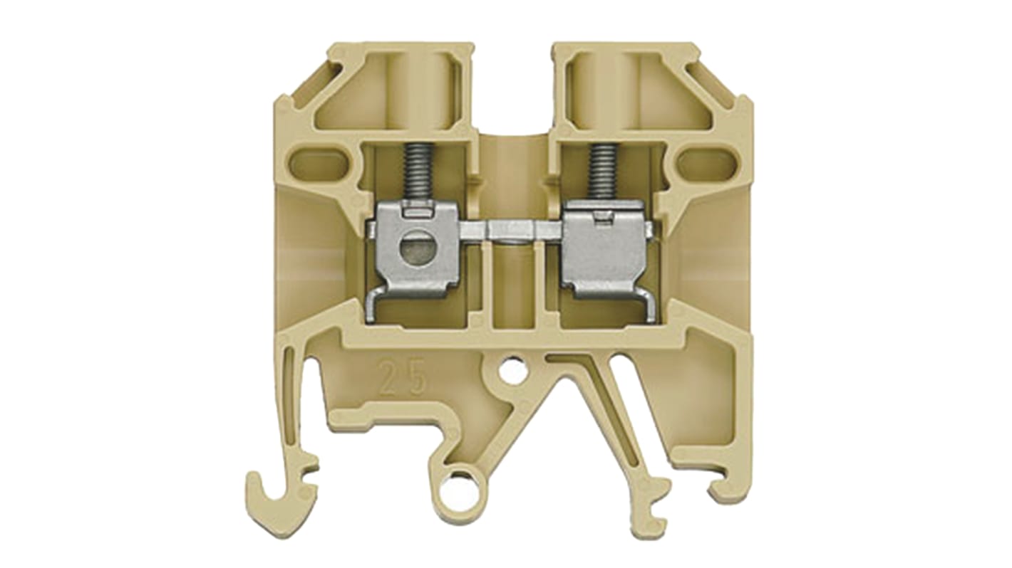 SAK 2.5/EN | Weidmuller SAK Series Beige Feed Through Terminal Block ...