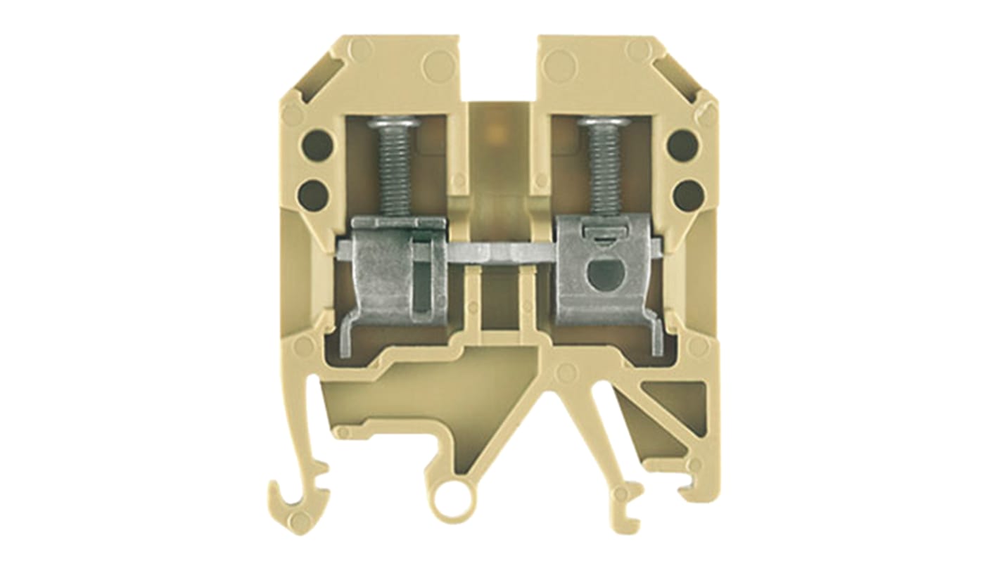 SAK 4/EN | Weidmuller SAK Series Beige Feed Through Terminal Block ...