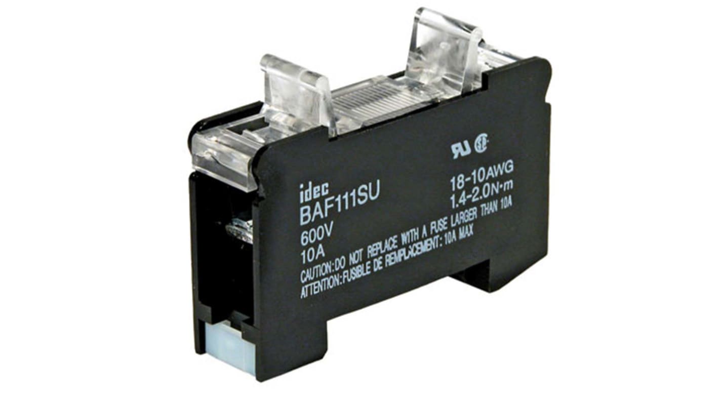 BAF111SU | Idec BN/BNH Series Fuse Terminal Block, Screw Termination, Fused | RS