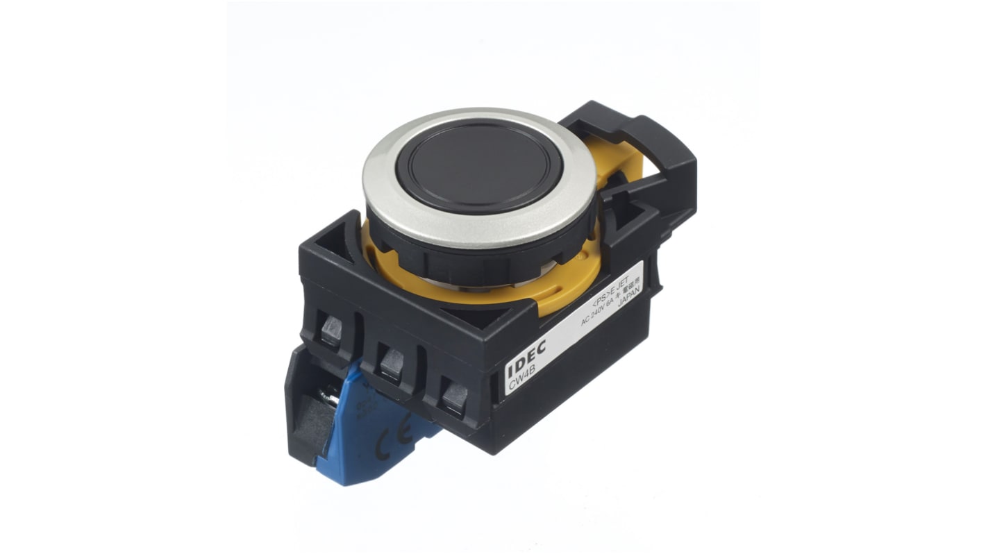 CW4B-M1E10B | Idec IDEC CW Series Push Button, Panel Mount, 22mm Cutout ...