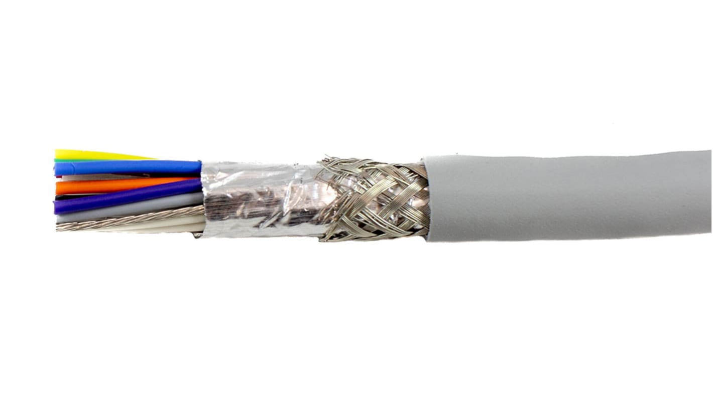 78331 | Alpha Wire Ecogen Ecocable Mini Control Cable, 15 Cores, 0.24 ...